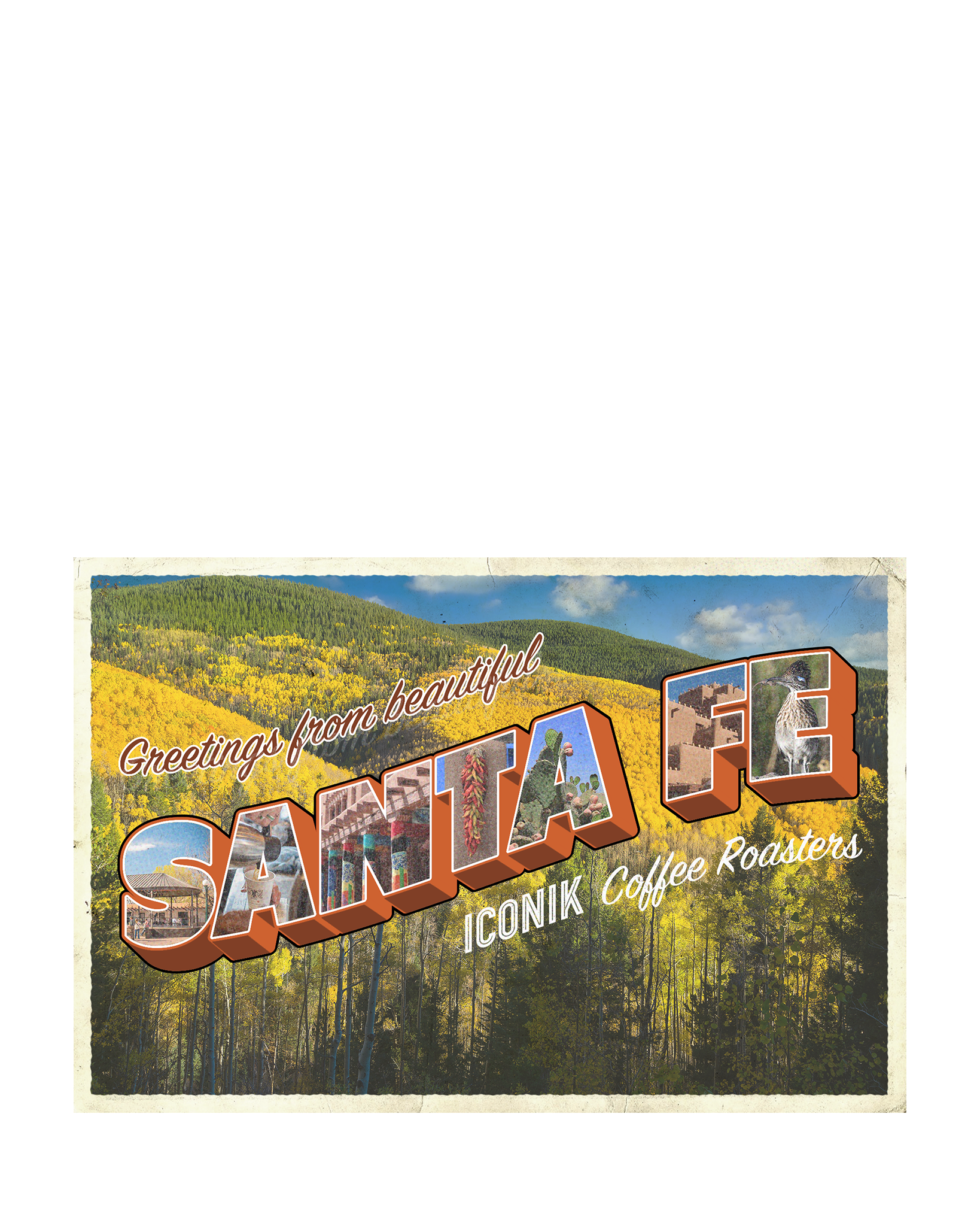 ICONIK Fall Santa Fe Post Card