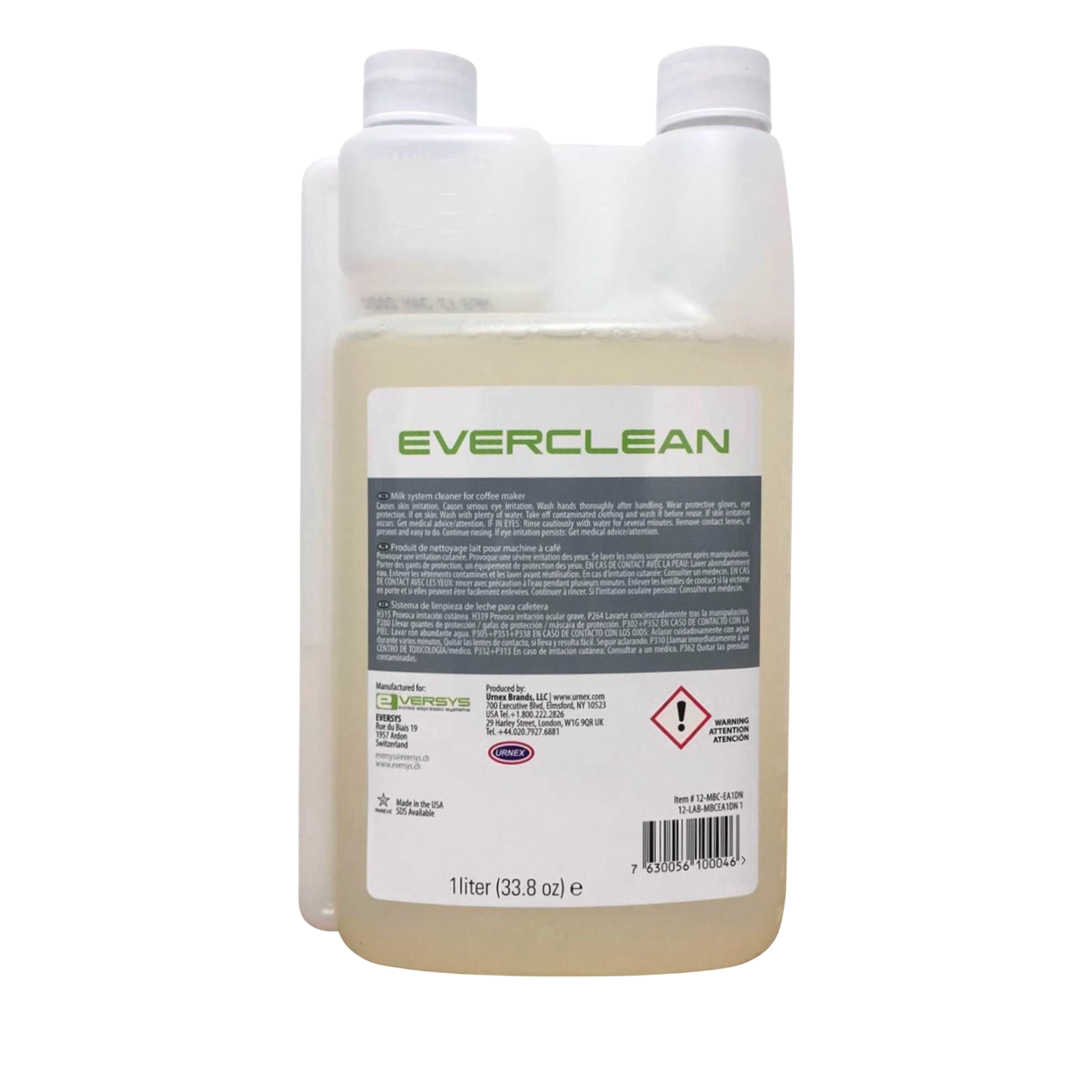 Cold Water Eversys Milk Line Cleaning Liquid – ICONIK