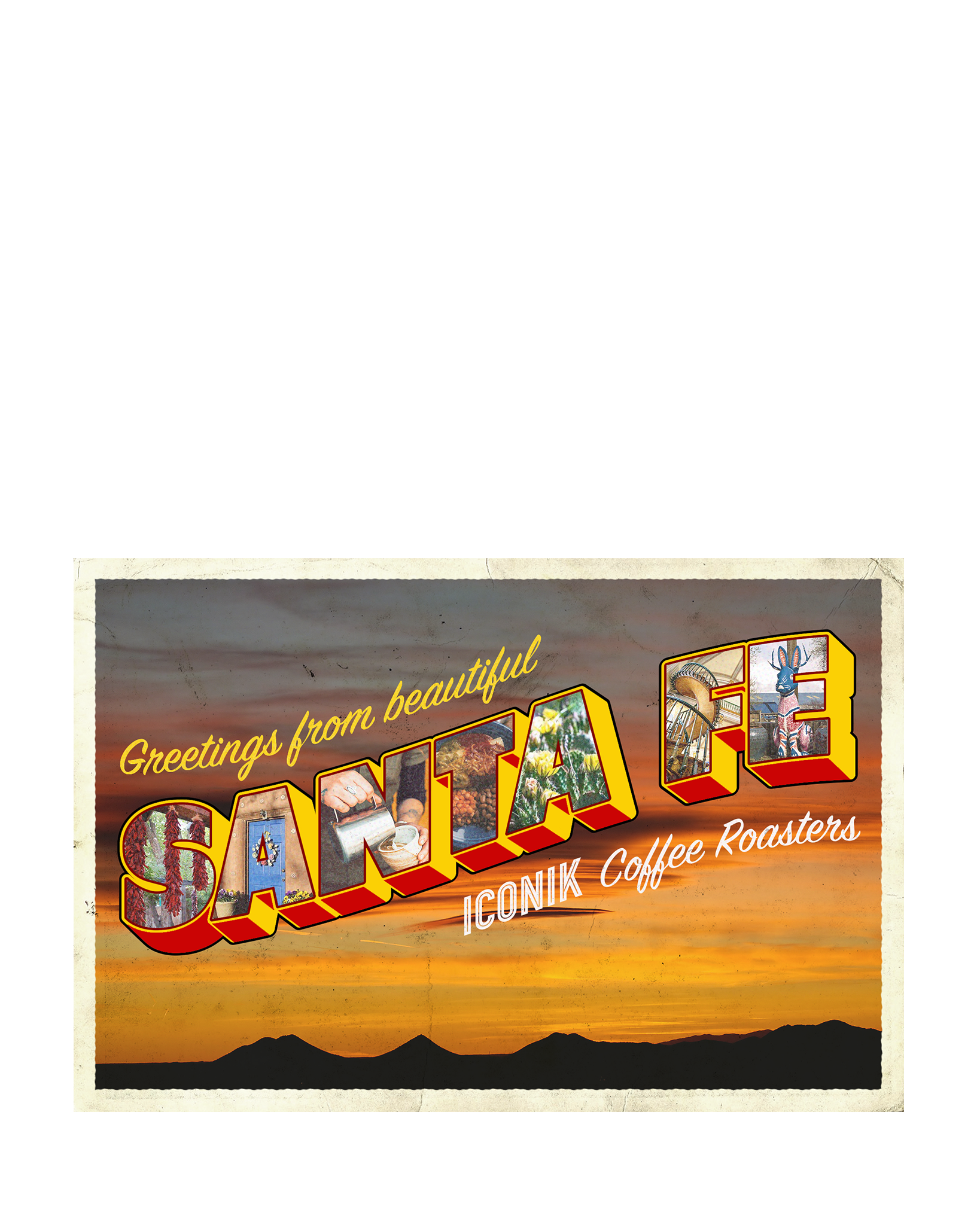 ICONIK Summer Santa Fe Post Card